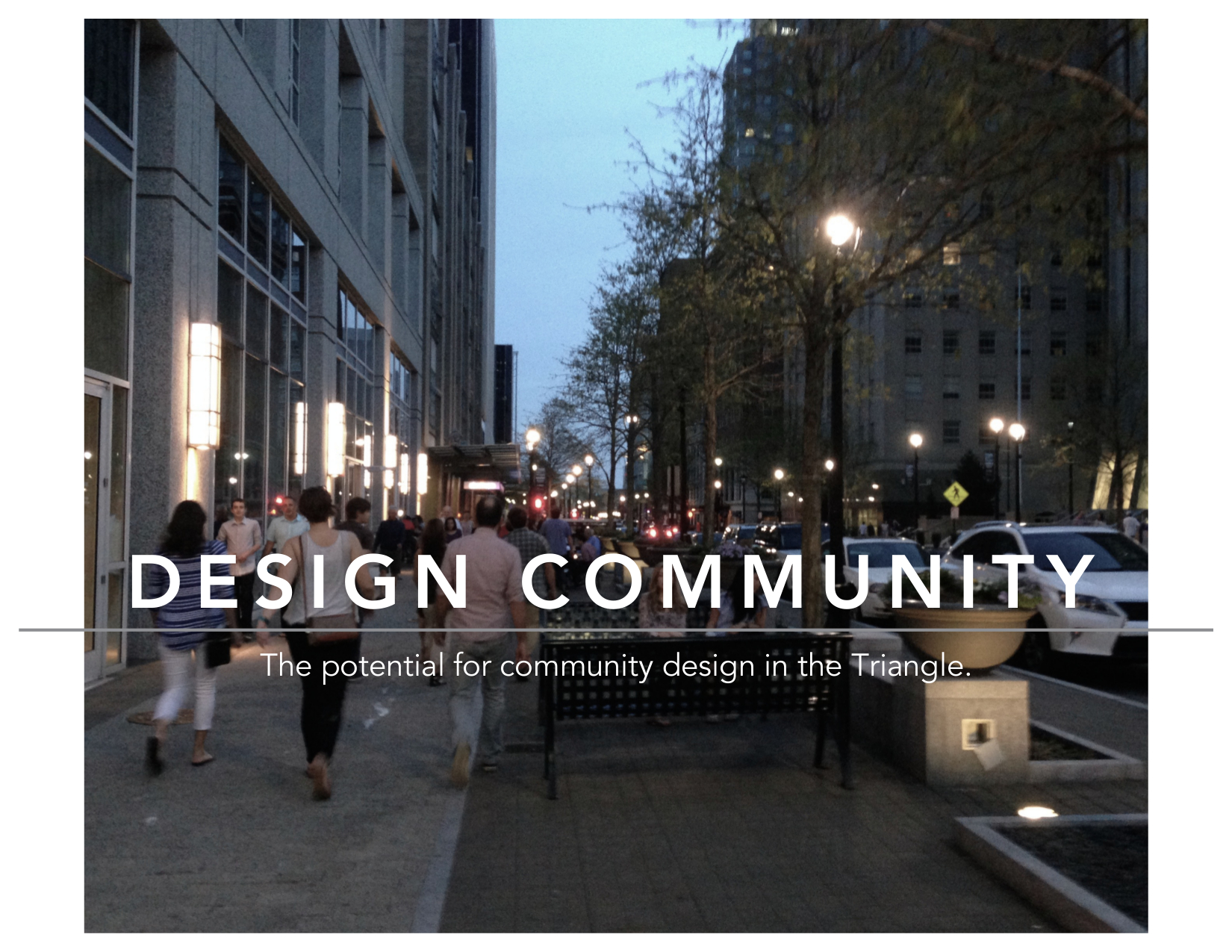 The Potential for Community Design in the Triangle – Carolina Planning ...